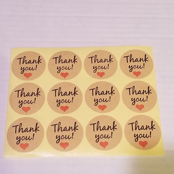 no brand | Office | Brand New Thank You Stickers 2 Pcs | Poshmark